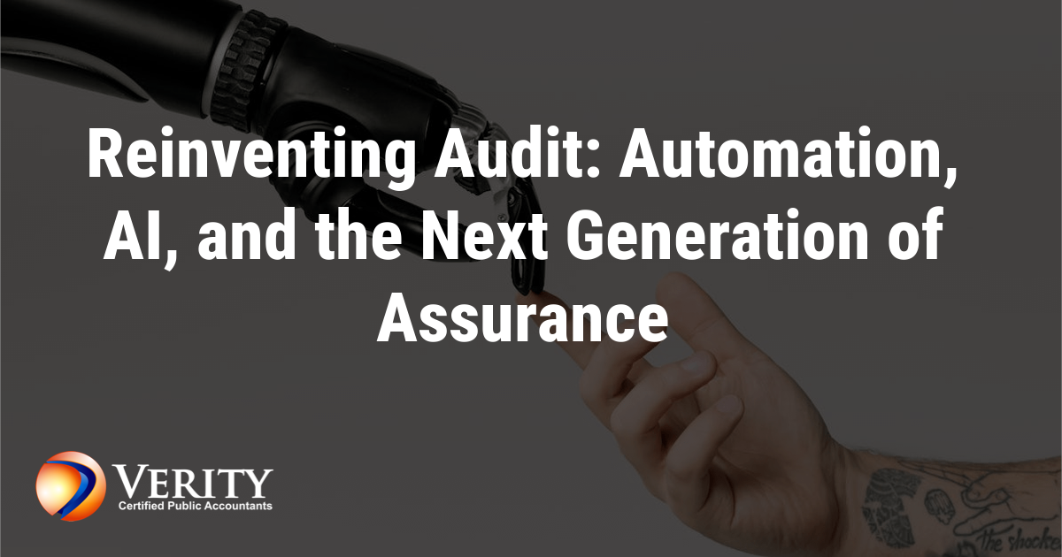 Reinventing Audit: Automation, AI, and the Next Generation of Assurance ...
